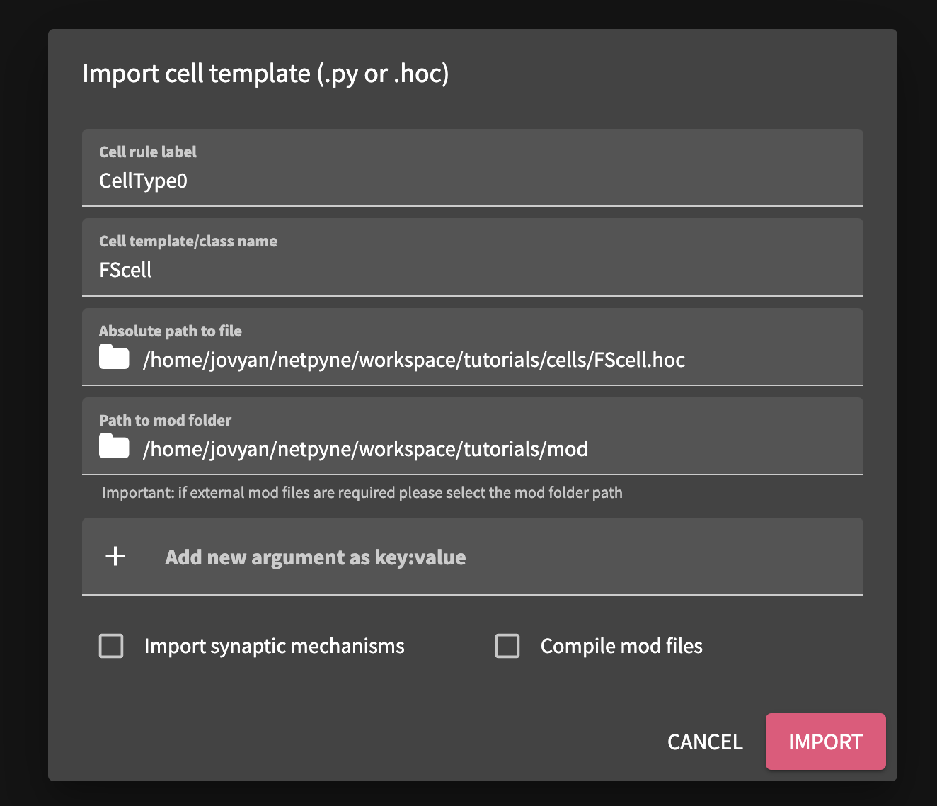 Problem with importing cells · Issue #732 · MetaCell/NetPyNE-UI · GitHub