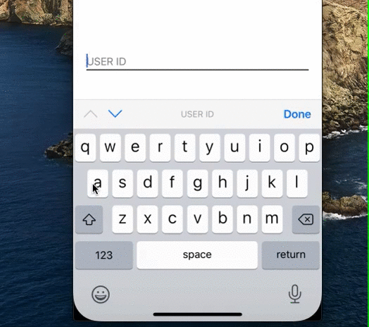Text field sudden jump when text is typed using keyboard on devices with safe area. · Issue ...