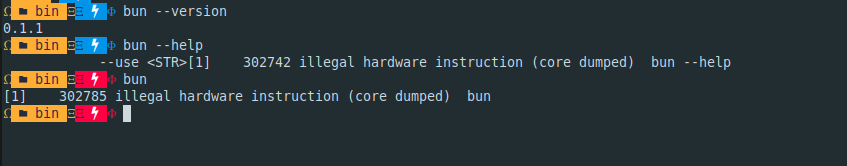 Illegal hardware instruction in wsl2 ubuntu · Issue #282 · oven-sh/bun · GitHub