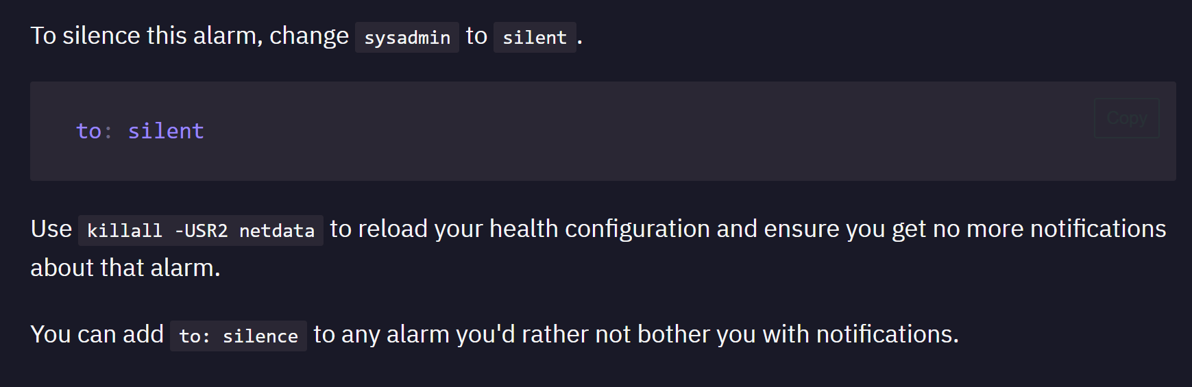 Netdata Still Sends Notifications To Telegram But Notification Is Set To Slient · Issue 9827