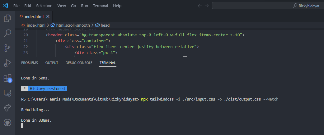GitHub - annisa-nurrobani/portofolio