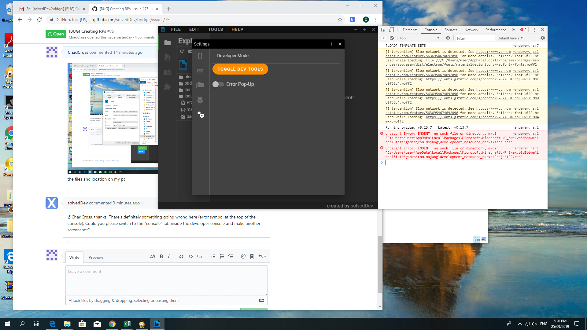 [BUG] Creating RPs · Issue #75 · bridge-core/bridge. · GitHub