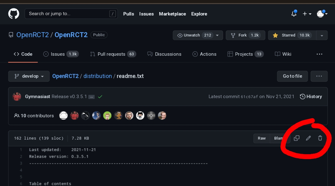 readme.txt file has incorrect information. · Issue #16880 · OpenRCT2/OpenRCT2 · GitHub