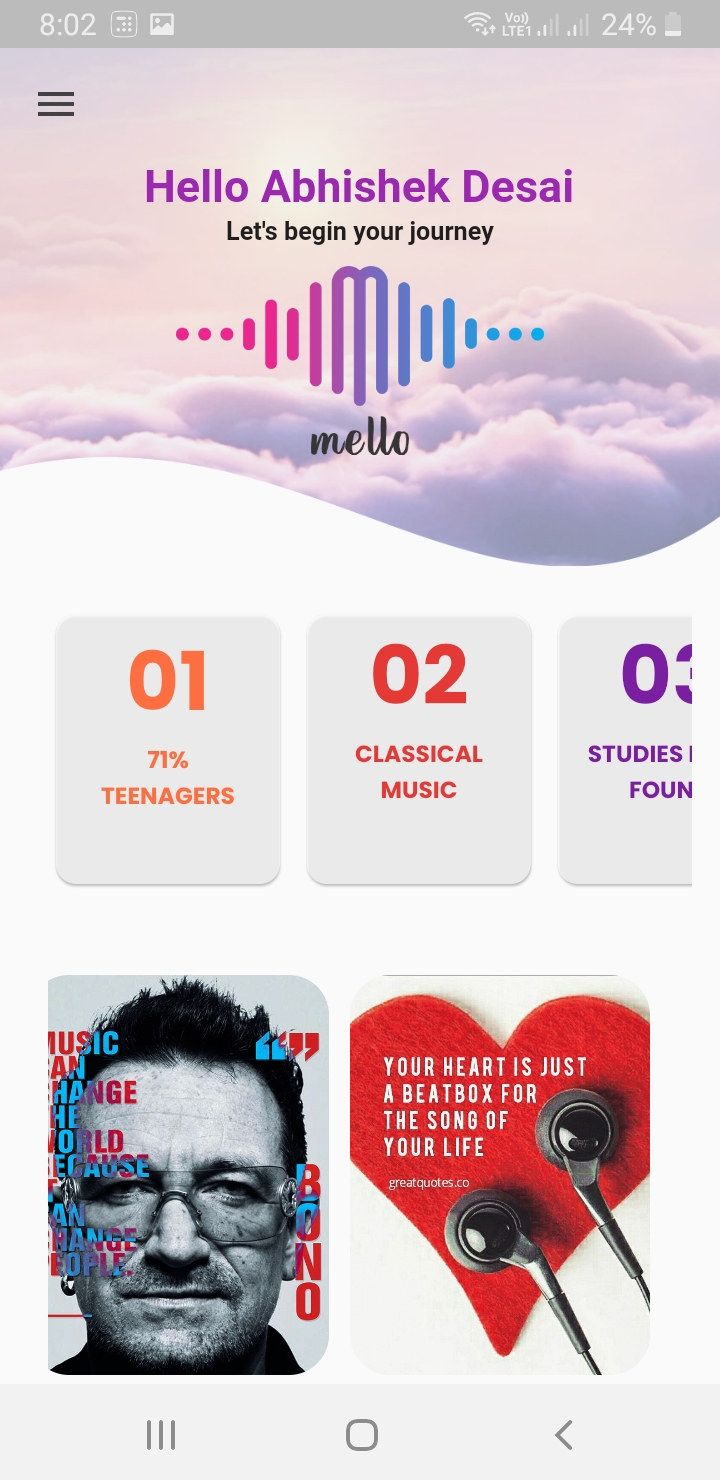 GitHub - abhidesai6/Mello_App: Mello App is related to relief depression with music therapy ...