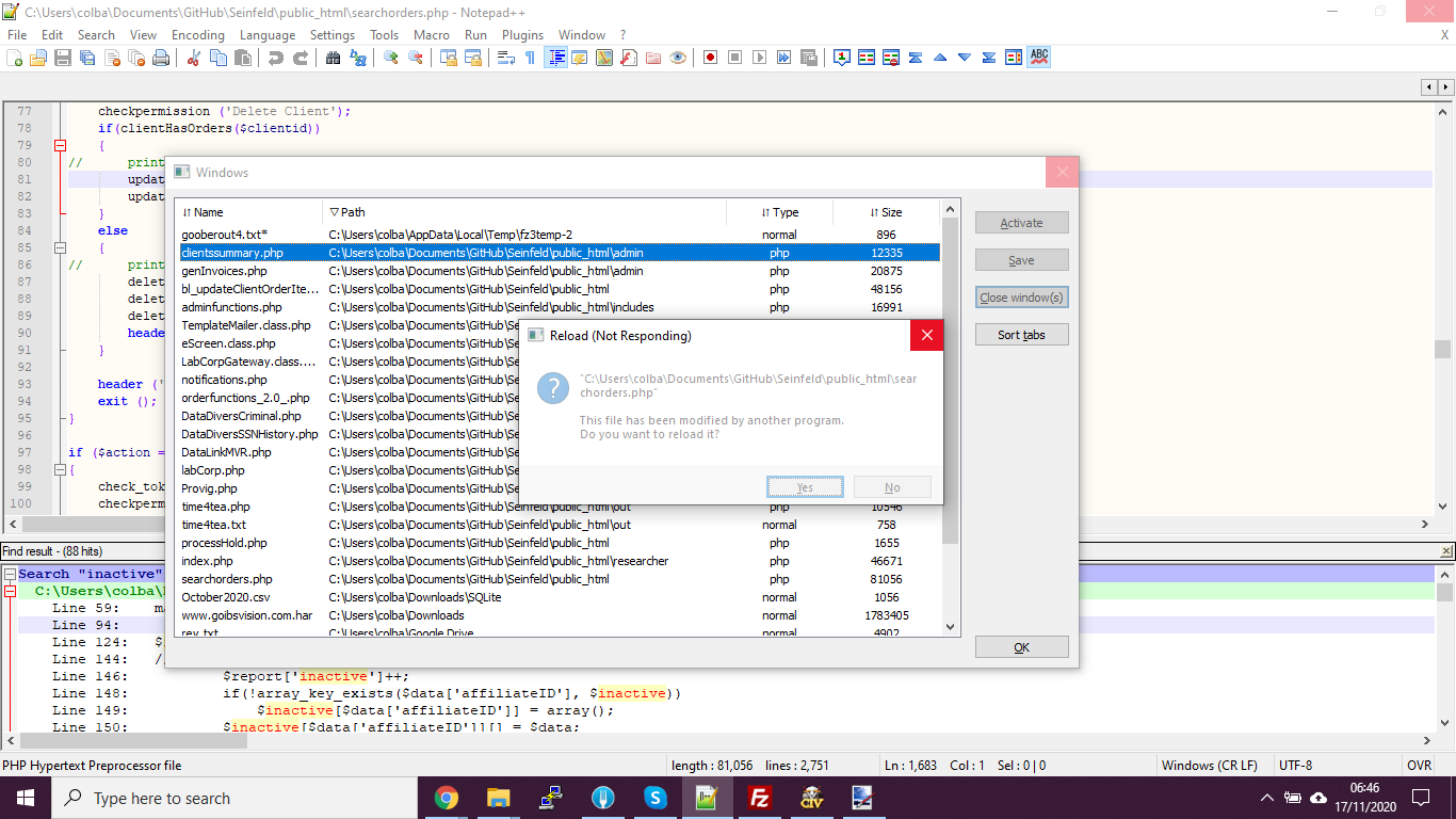 Reload Modal Dialog Hangs System · Issue 9171 · Notepad Plus Plusnotepad Plus Plus · Github 7723