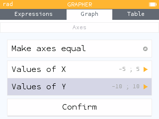 Auto zoom in Grapher · Issue #2014 · numworks/epsilon · GitHub