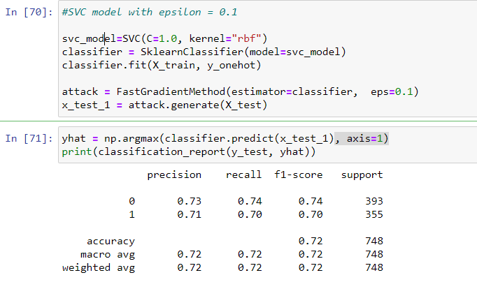 SKlearn classifiers and FastGradientMethod · Issue #1148 · Trusted-AI ...