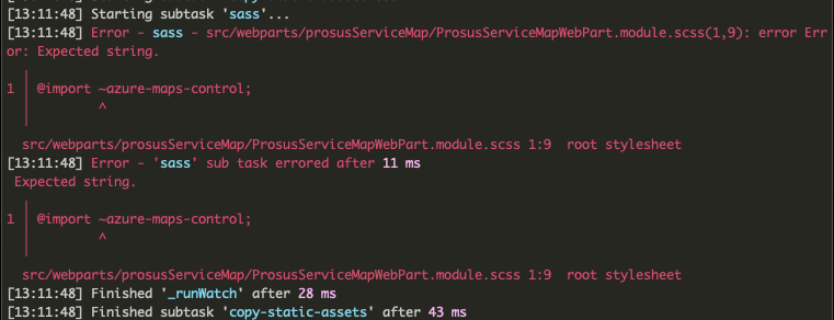 Broken SASS implementation in case of imports from node_modules ...