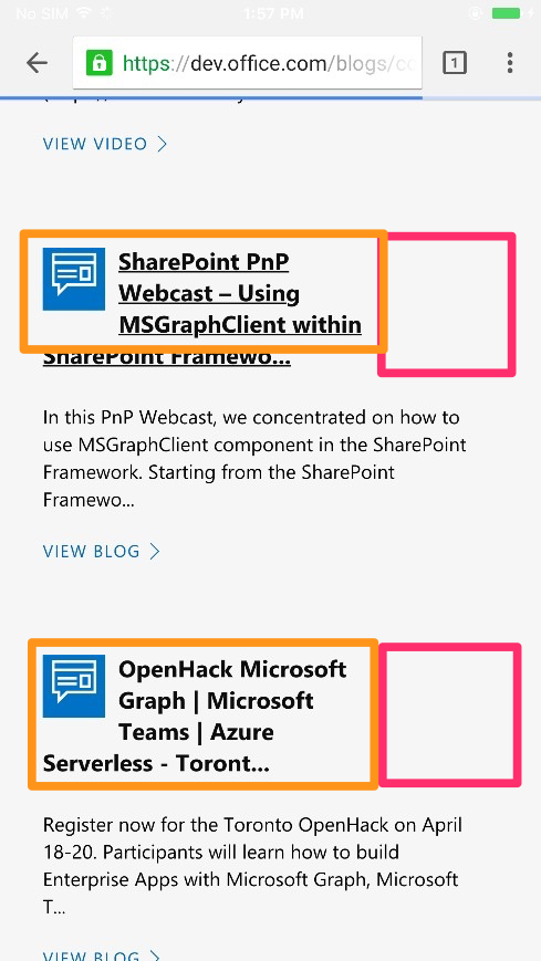 Issues On Mobile Devices On The New Developer Portal · Issue 1566 · Sharepointsp Dev Docs · Github