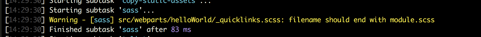 Partials SASS file cause warning that is not appropriate and broken ...