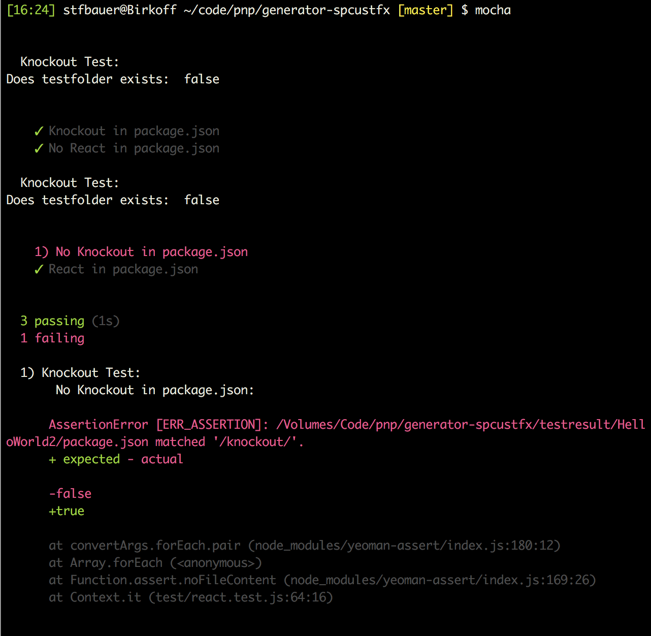 Unable to apply proper unit testing for custom generator built on SPFx ...