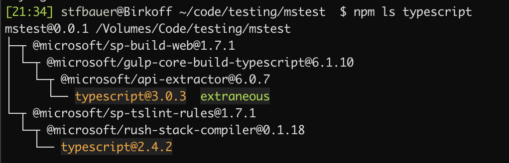 Multiple different major typescript versions are used · Issue #3493 · SharePoint/sp-dev-docs ...