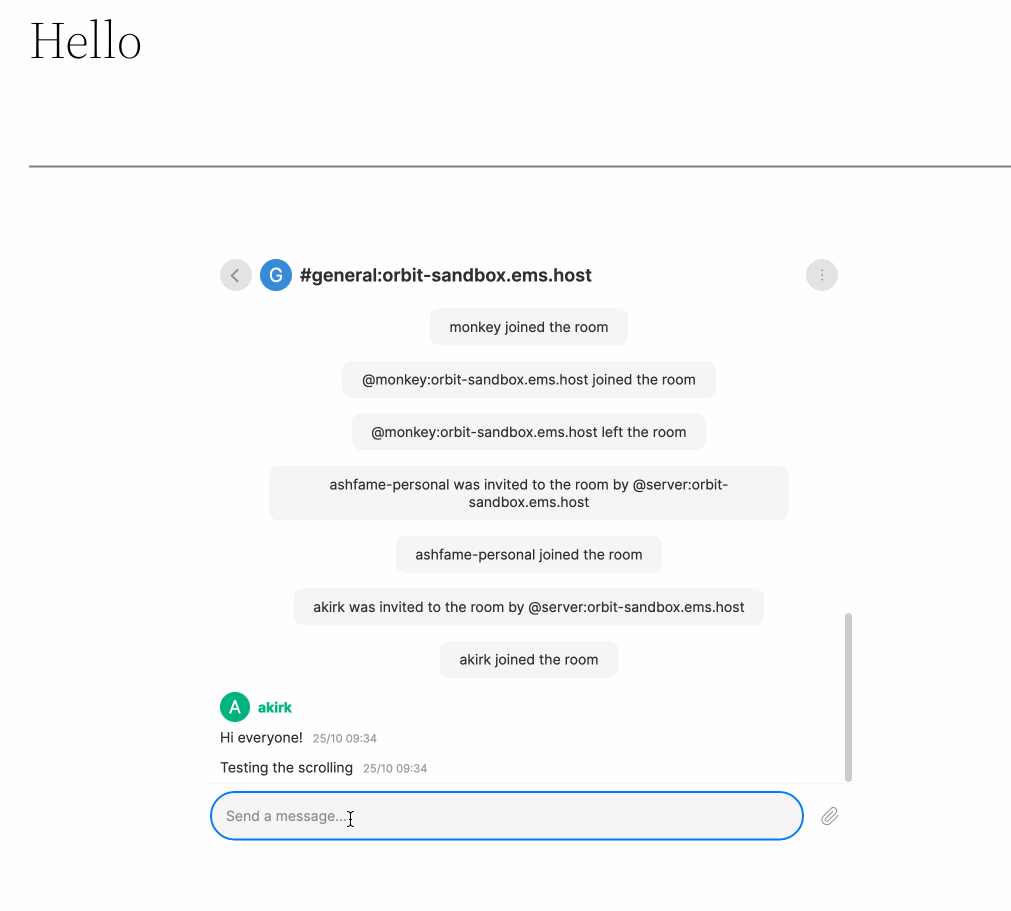 Sending A Message Does Not Automatically Scroll To It In The Timeline · Issue 82 · Automattic