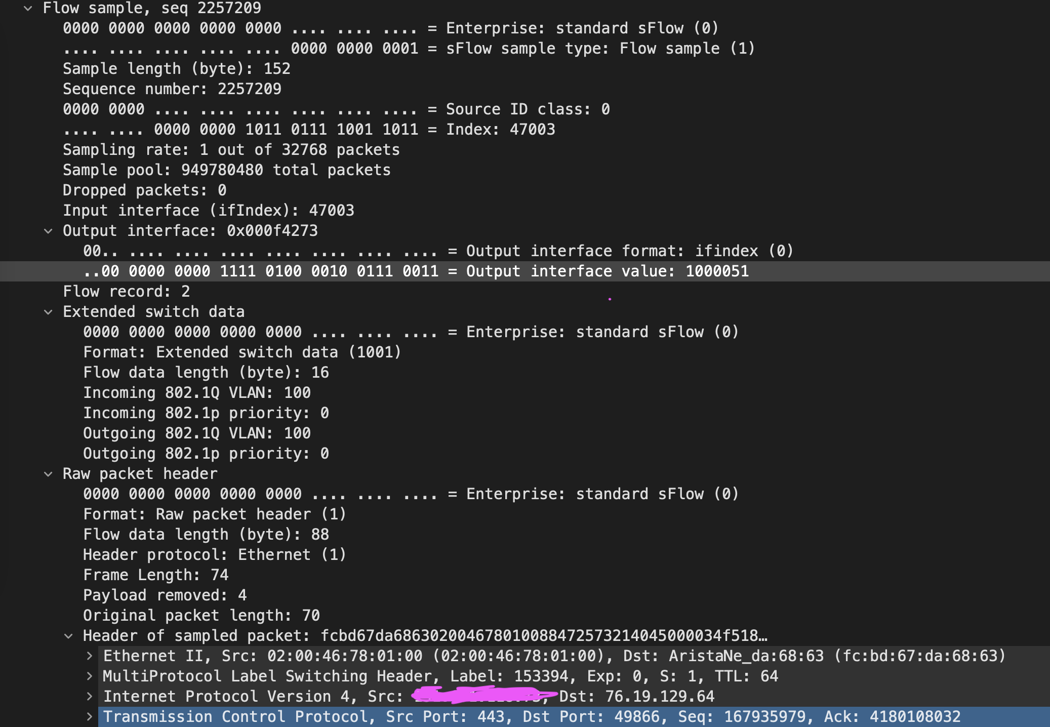 IPv6 sflow not mapping to BGP fields (net_dst, net_mask) · Issue #513 · pmacct/pmacct · GitHub