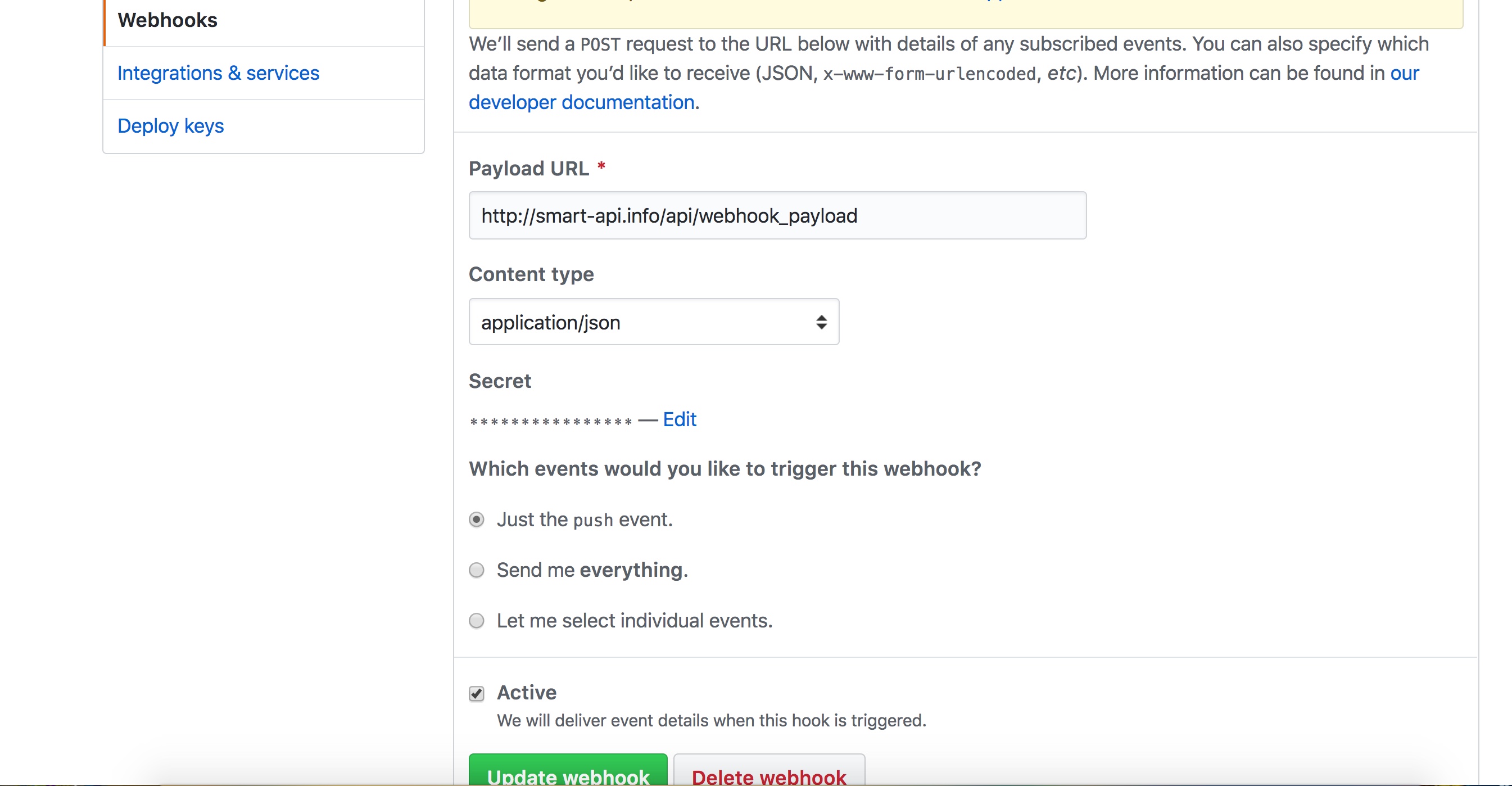 Create a github commit hook for auto refreshing API metadata · Issue #17 · SmartAPI/smartAPI ...