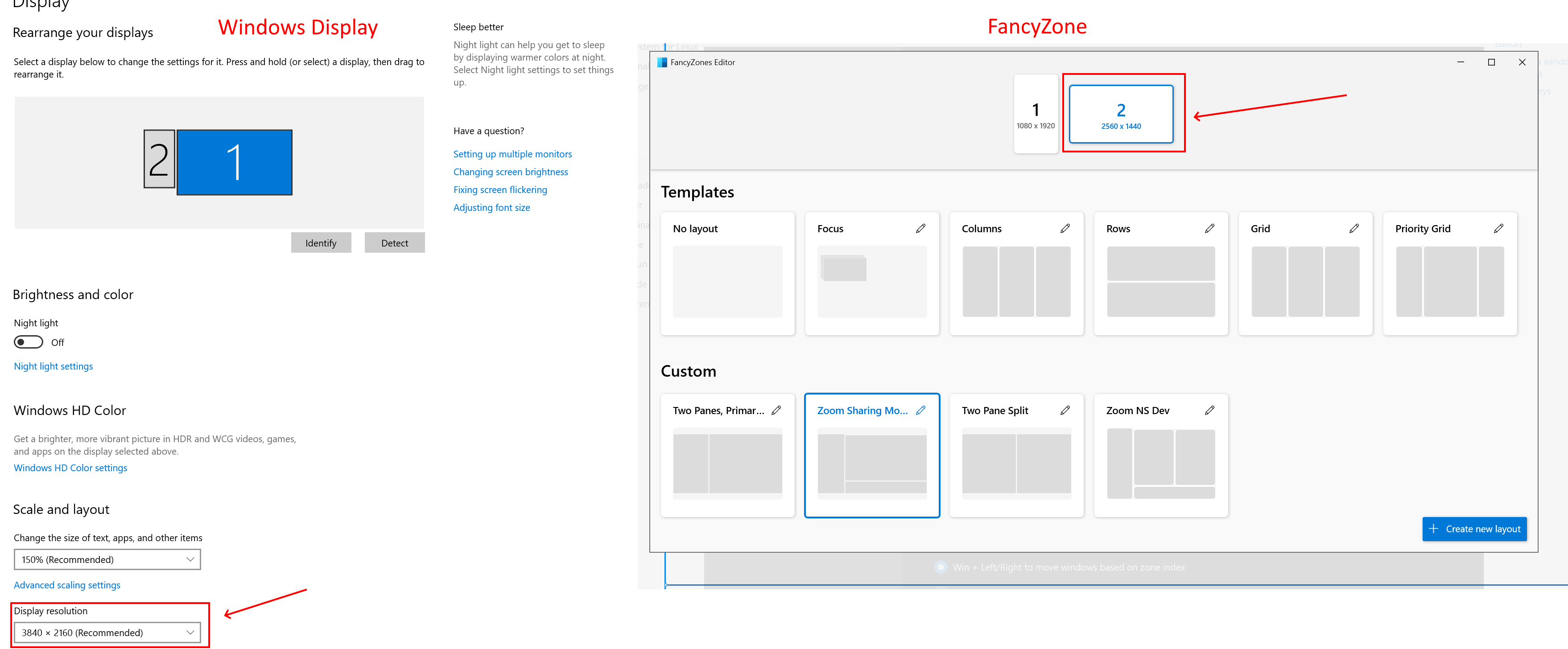 [FancyZones] Monitor resolution does not match FancyZone screen resolution · Issue #11599 ...