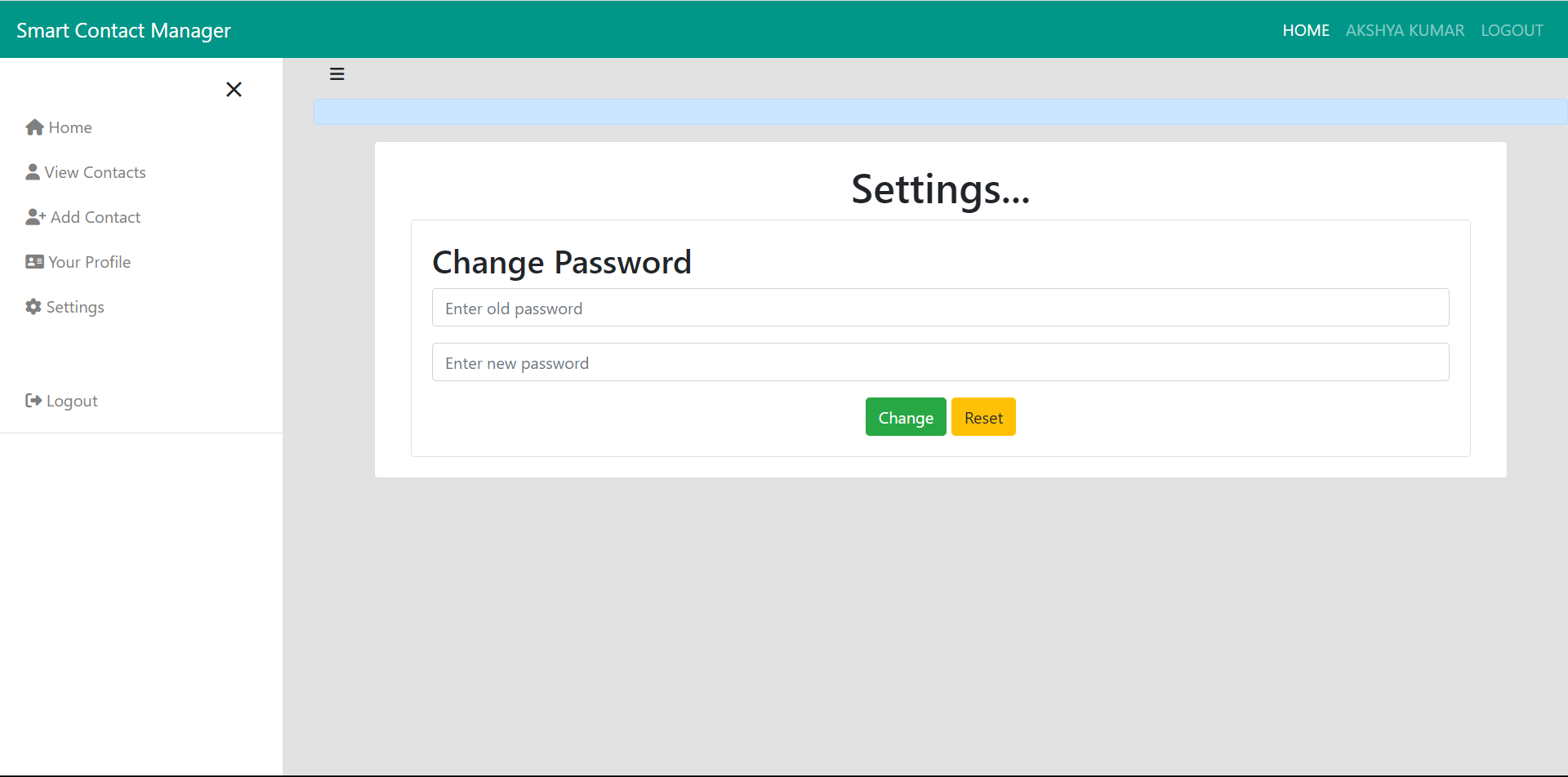 Github Markandameher Smart Contact Manager