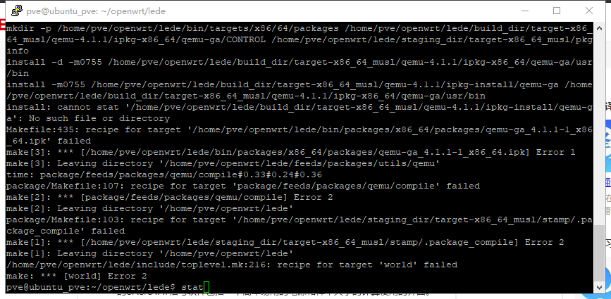 x86固件编译提示qemu-ga_4.1.1-1_x86_64.ipk安装失败 · Issue #2184 · coolsnowwolf/lede · GitHub