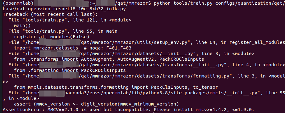 [Bug]mmcls needs mmcv-full, while mmrazor now need mmcv>=2.0.0 · Issue #602 · open-mmlab/mmrazor ...