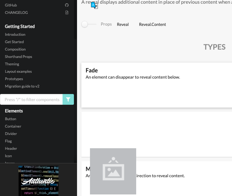 Reveal Doesnt Show The Hidden Content · Issue 4102 · Semantic Orgsemantic Ui React · Github