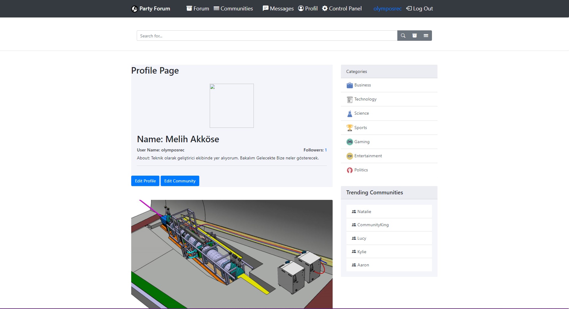 GitHub - melihakkose/Web-Forum-Party: Web tabanlı programlama ile proje ...