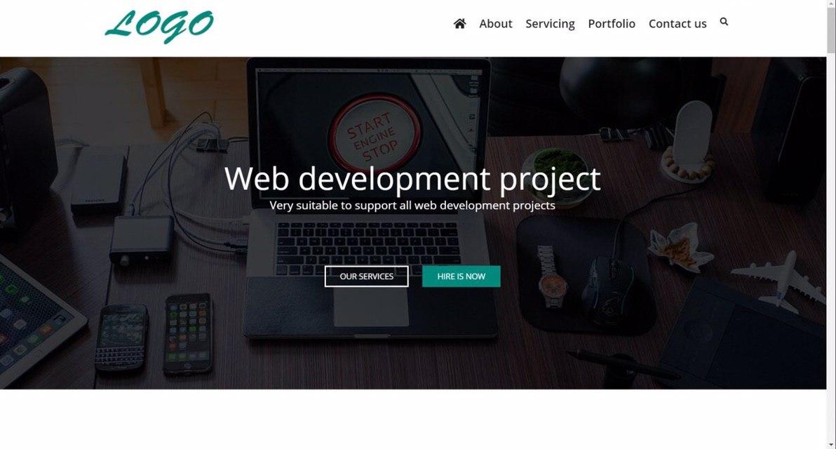 GitHub - RuslanKussein/web-project: Responsive Landing Page