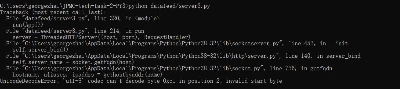 Server error and npm error **SOLVED** · Issue #355 · insidesherpa/JPMC-tech-task-2-PY3 · GitHub