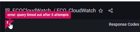 Cloudwatch error: query timed out after 5 attempts · Issue #40632 · grafana/grafana · GitHub