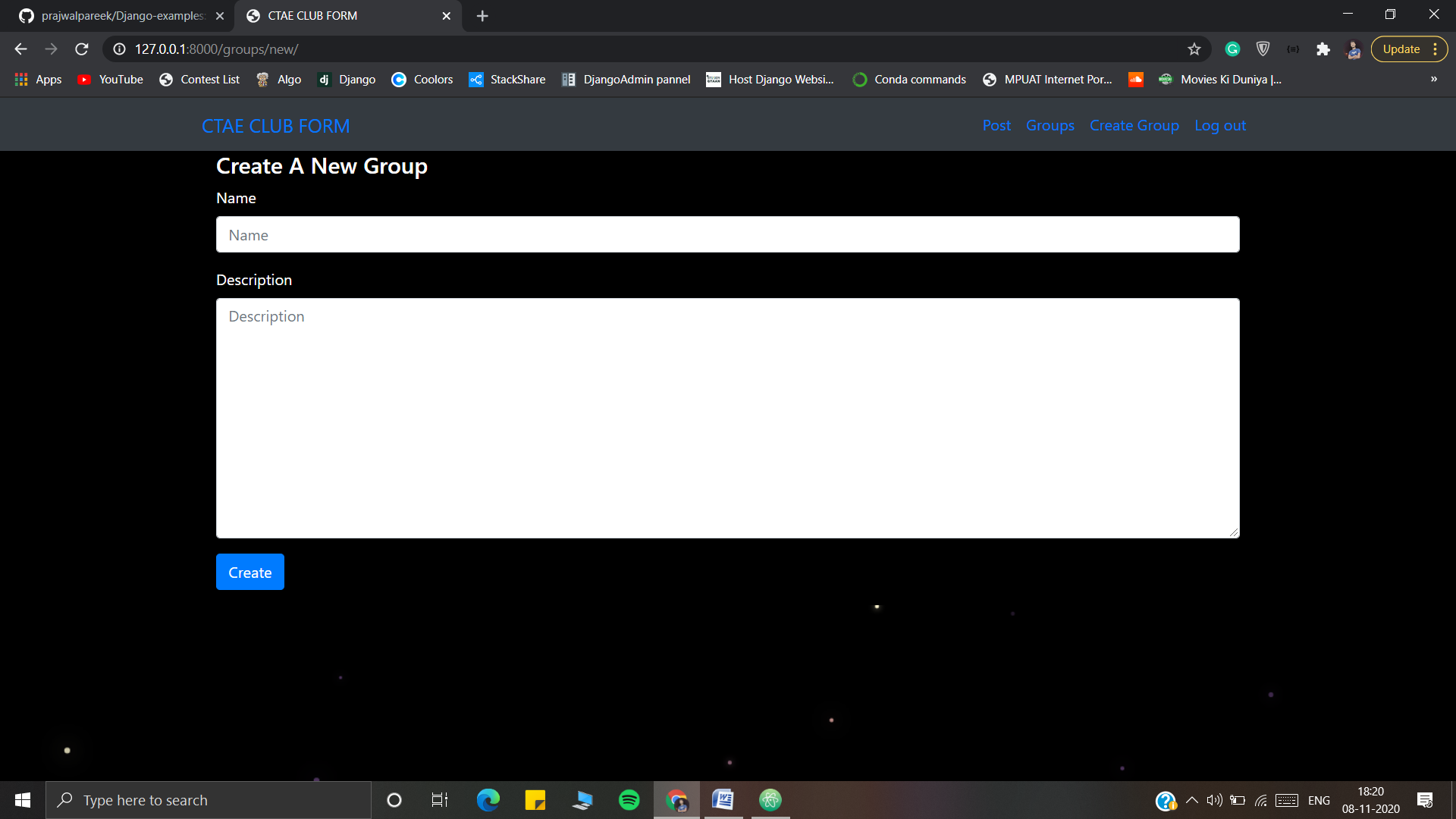 GitHub - prajwalpareek/CLUB-MANAGEMENT-APP