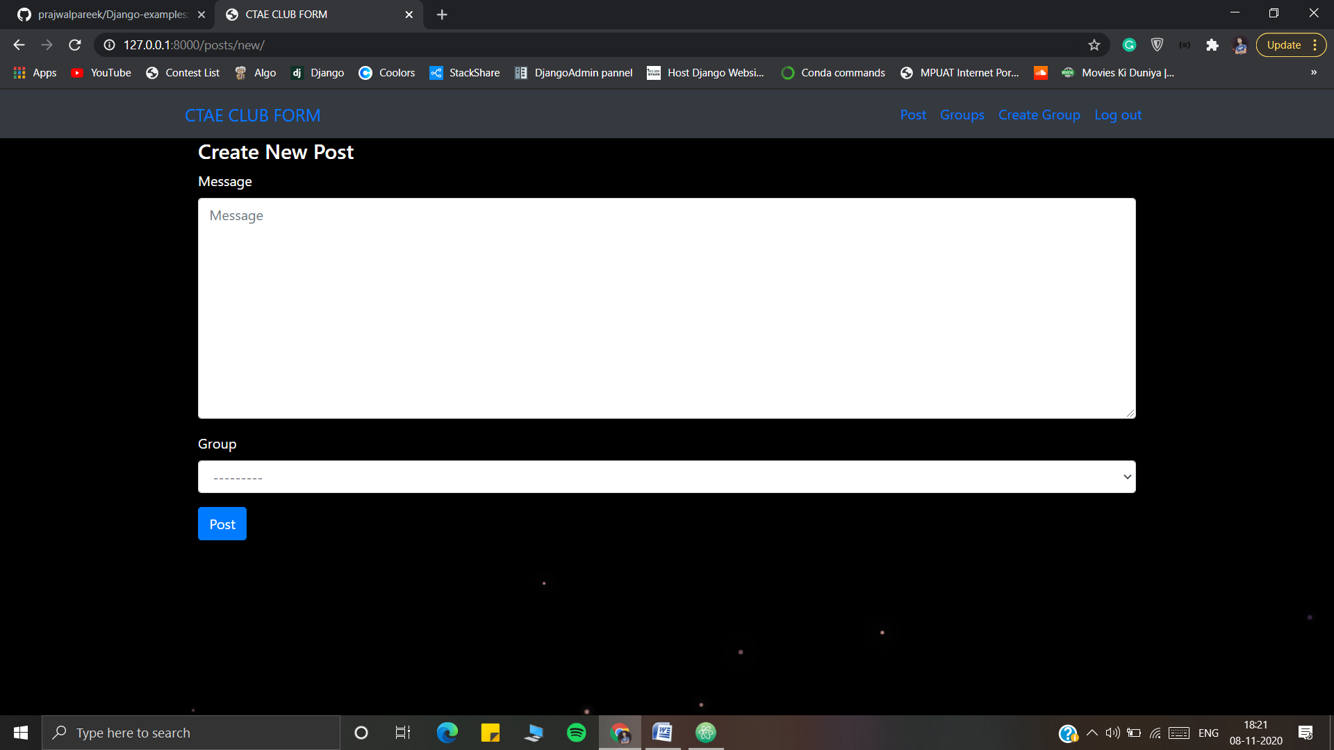GitHub - prajwalpareek/CLUB-MANAGEMENT-APP