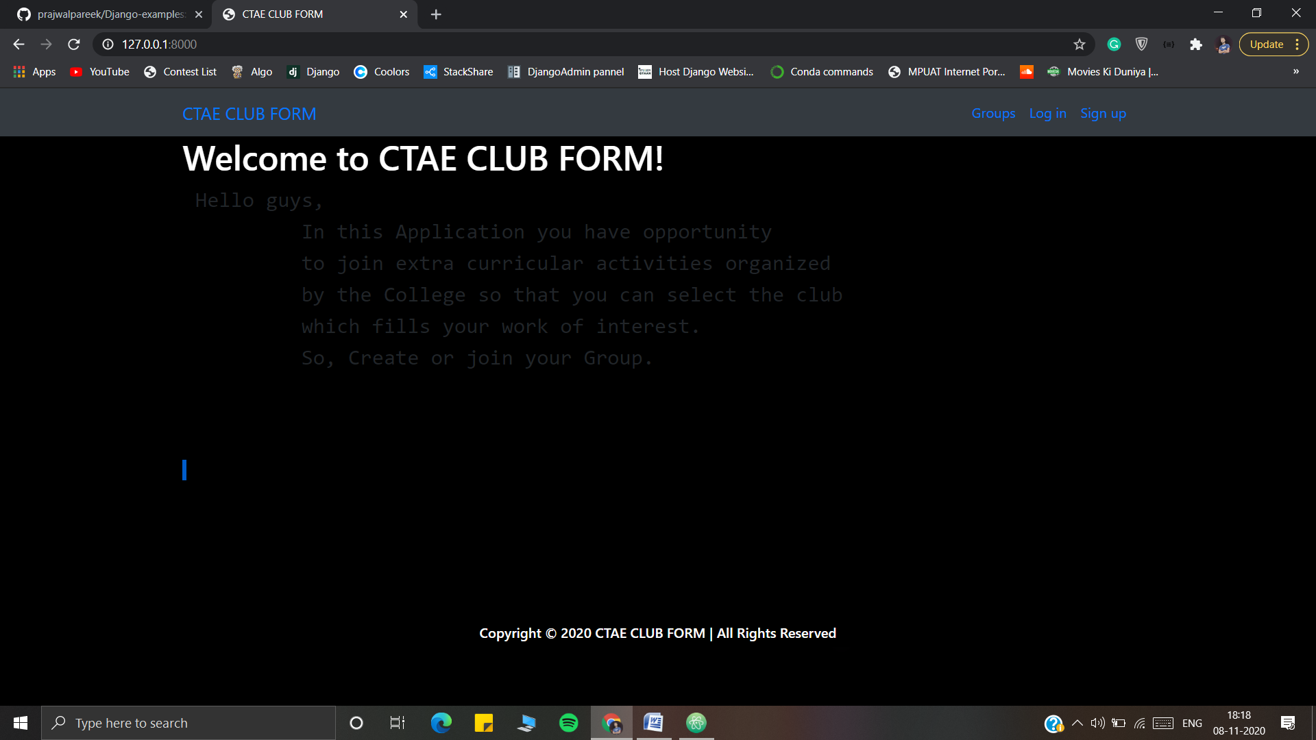 GitHub - prajwalpareek/CLUB-MANAGEMENT-APP