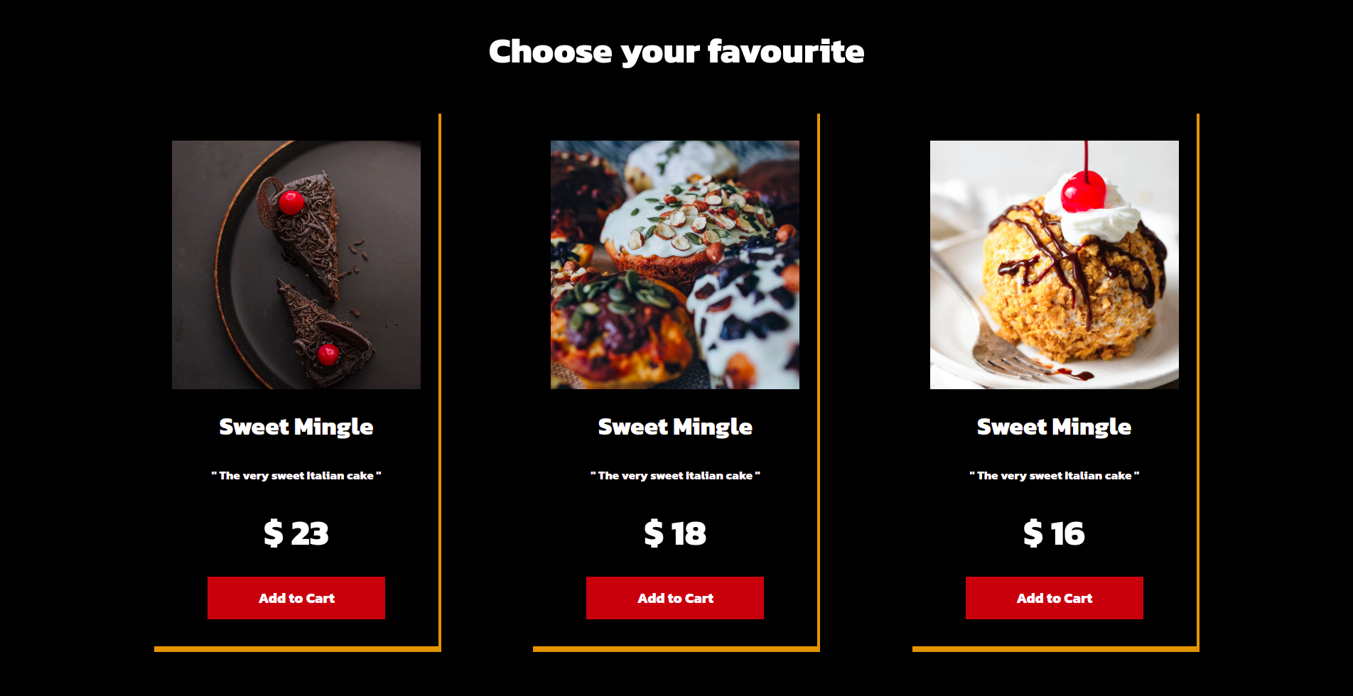 GitHub - Shehan82/sweet-cake: Landing page for cake shop