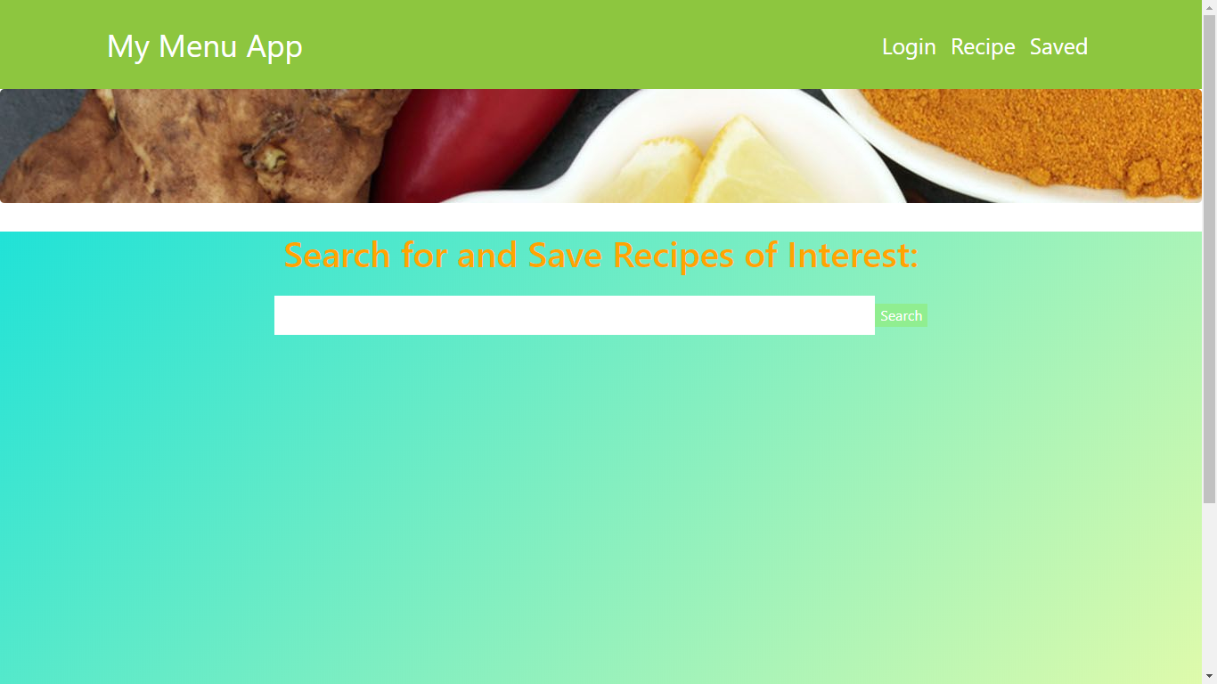 GitHub - haneymason22/My_Menu_App: Project #3