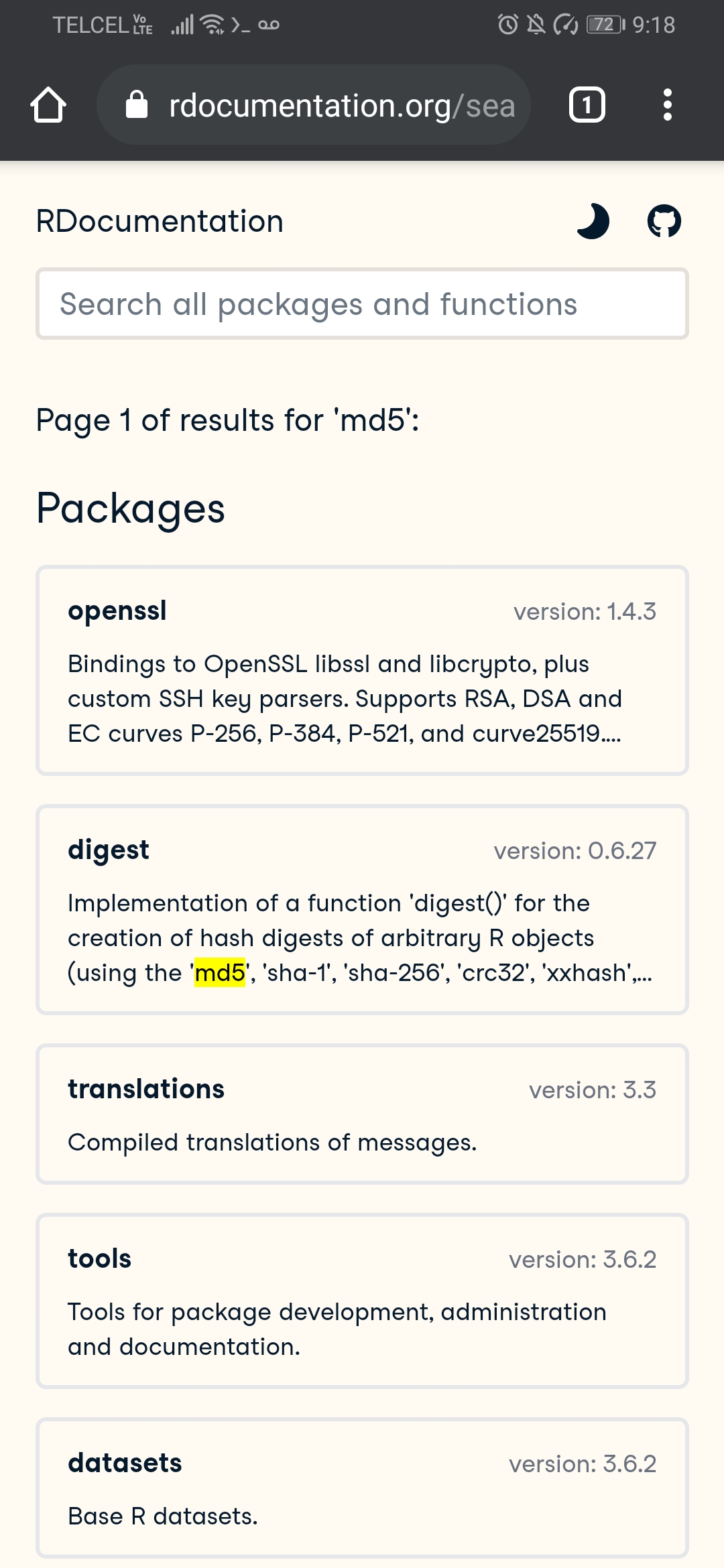 Openssl Package Documentation Is Not Available · Issue 64 · Datacamprdocumentation 20 · Github