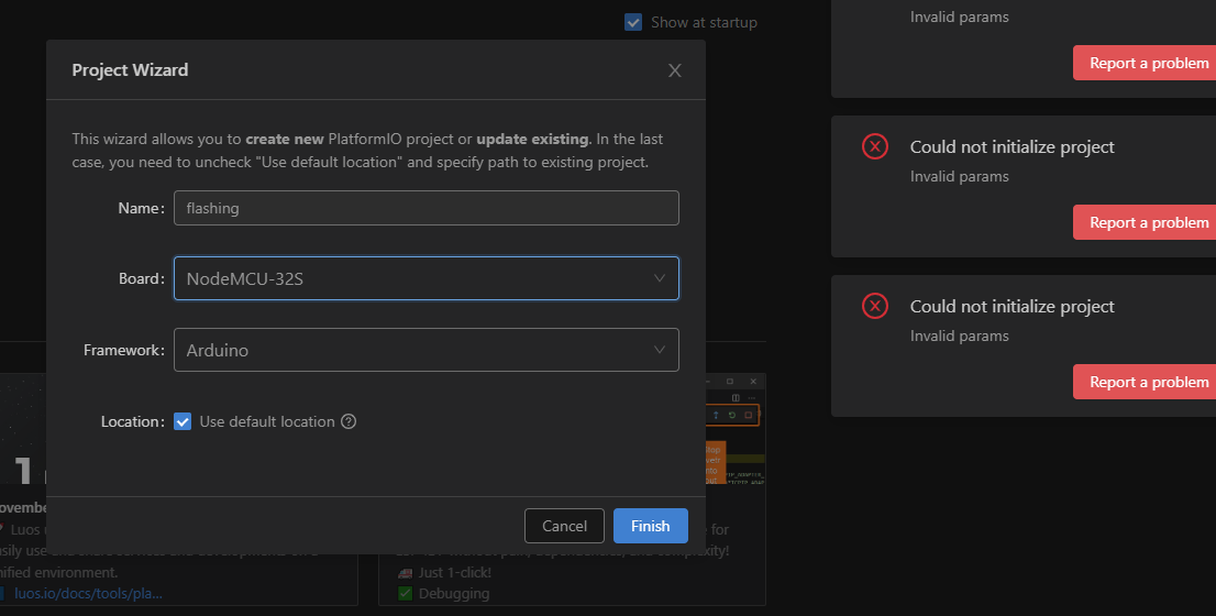 Could Not Initialize Project · Issue 5132 · Platformio Platformio Home