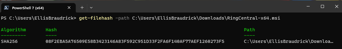 RingCentral.RingCentral Installer has hash mismatch · Issue #109223 · microsoft/winget-pkgs · GitHub