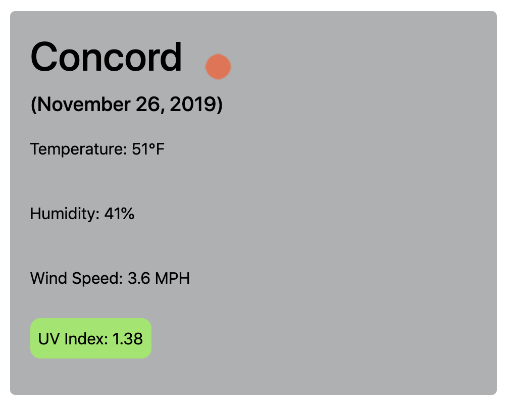 GitHub - kaciehatley/weather-dashboard: Front-end weather dashboard ...