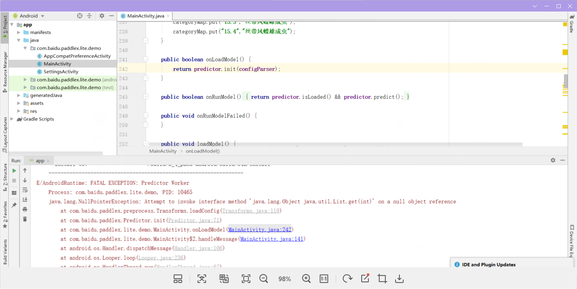 Faster RCNN 部署Android问题 · Issue #743 · PaddlePaddle/PaddleX · GitHub