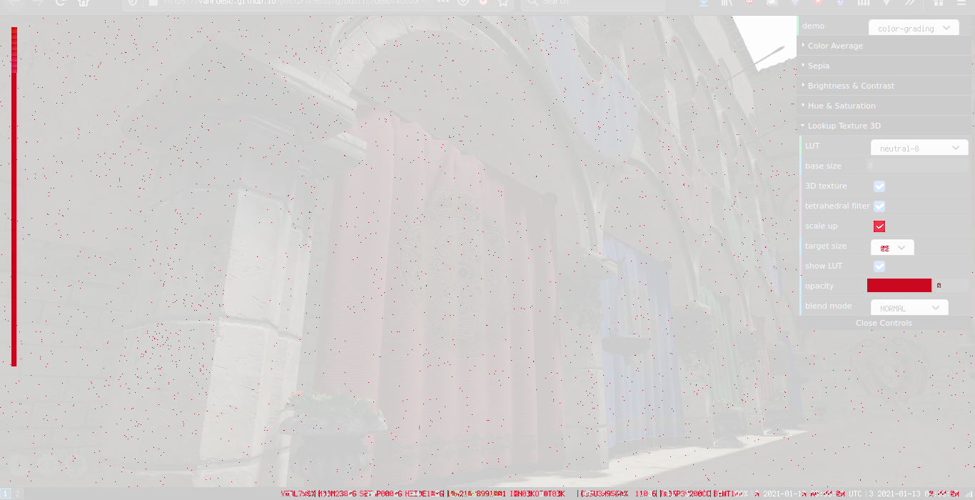 LUTEffect produces incorrect results · Issue #250 · pmndrs/postprocessing · GitHub