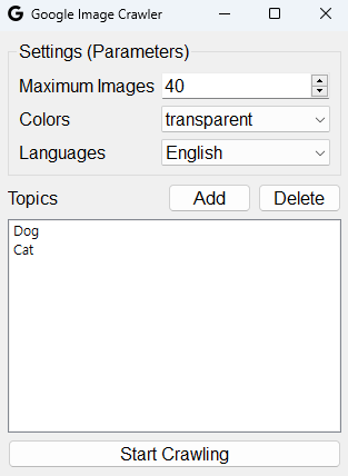 GitHub - yjg30737/pyqt-google-image-crawler: Crawling image files from Google search result with ...