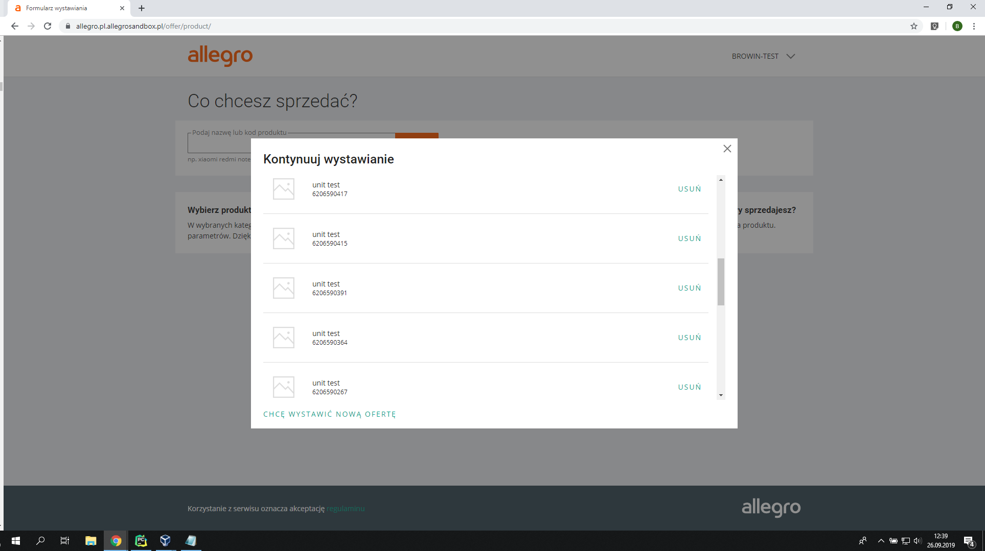 Wyświetla usunięte oferty · Issue #2281 · allegro/allegro-api · GitHub