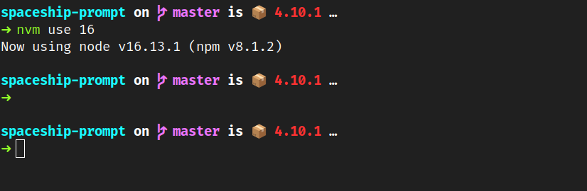 Node version not showing up · Issue #1302 · spaceship-prompt/spaceship-prompt · GitHub