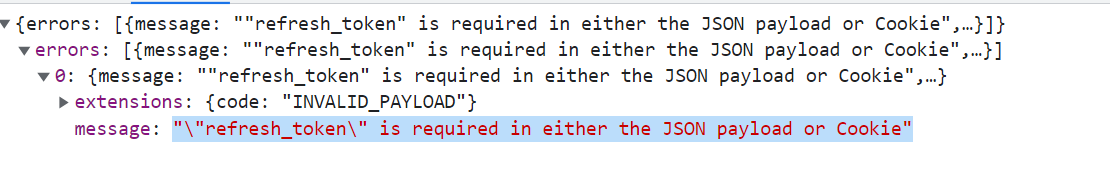 refresh_token is required in either the JSON payload or Cookie · Issue #17770 · directus ...