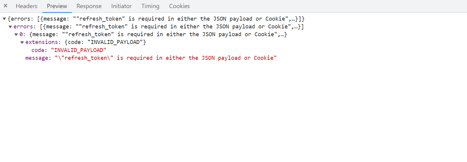 refresh_token is required in either the JSON payload or Cookie · Issue #17770 · directus ...