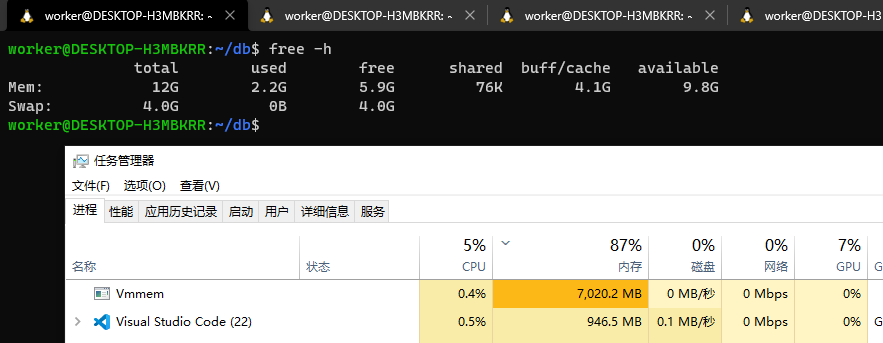 Memory lose · Issue #7712 · microsoft/WSL · GitHub