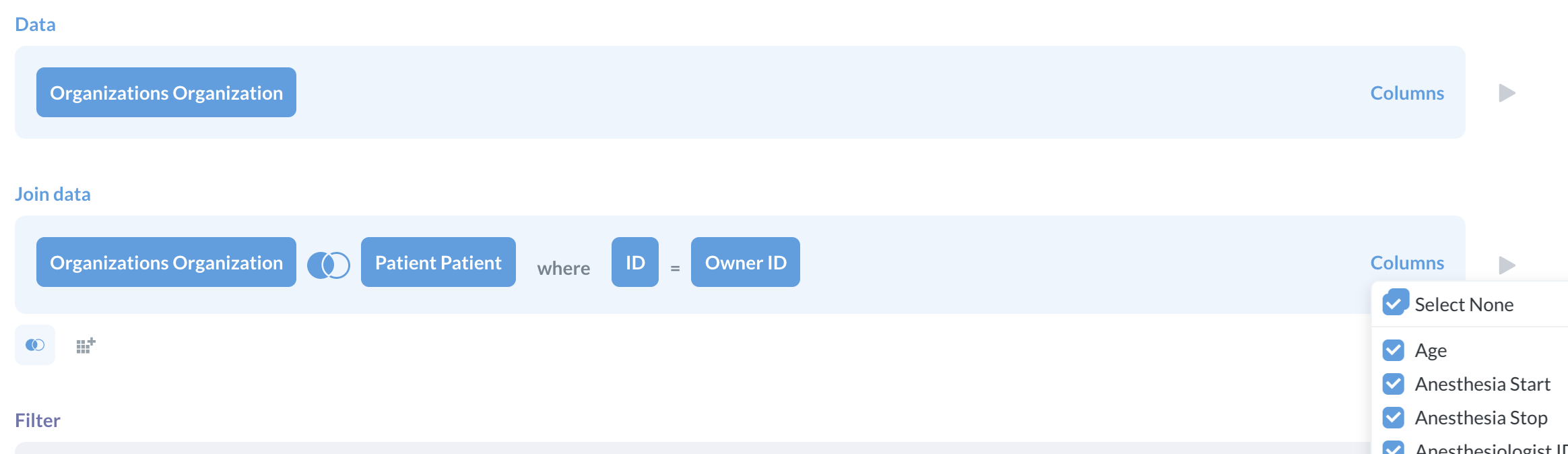 No Option to "Select None" Columns in Custom Question · Issue #12483 · metabase/metabase · GitHub