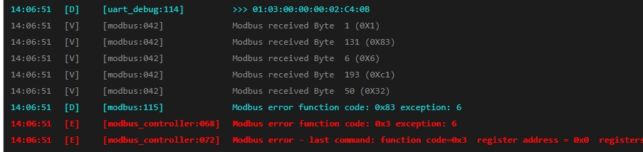 Exception 6 while sent ModBus Request · esphome esphome · Discussion ... Exception 6 while sent ModBus Request · esphome esphome · Discussion ...