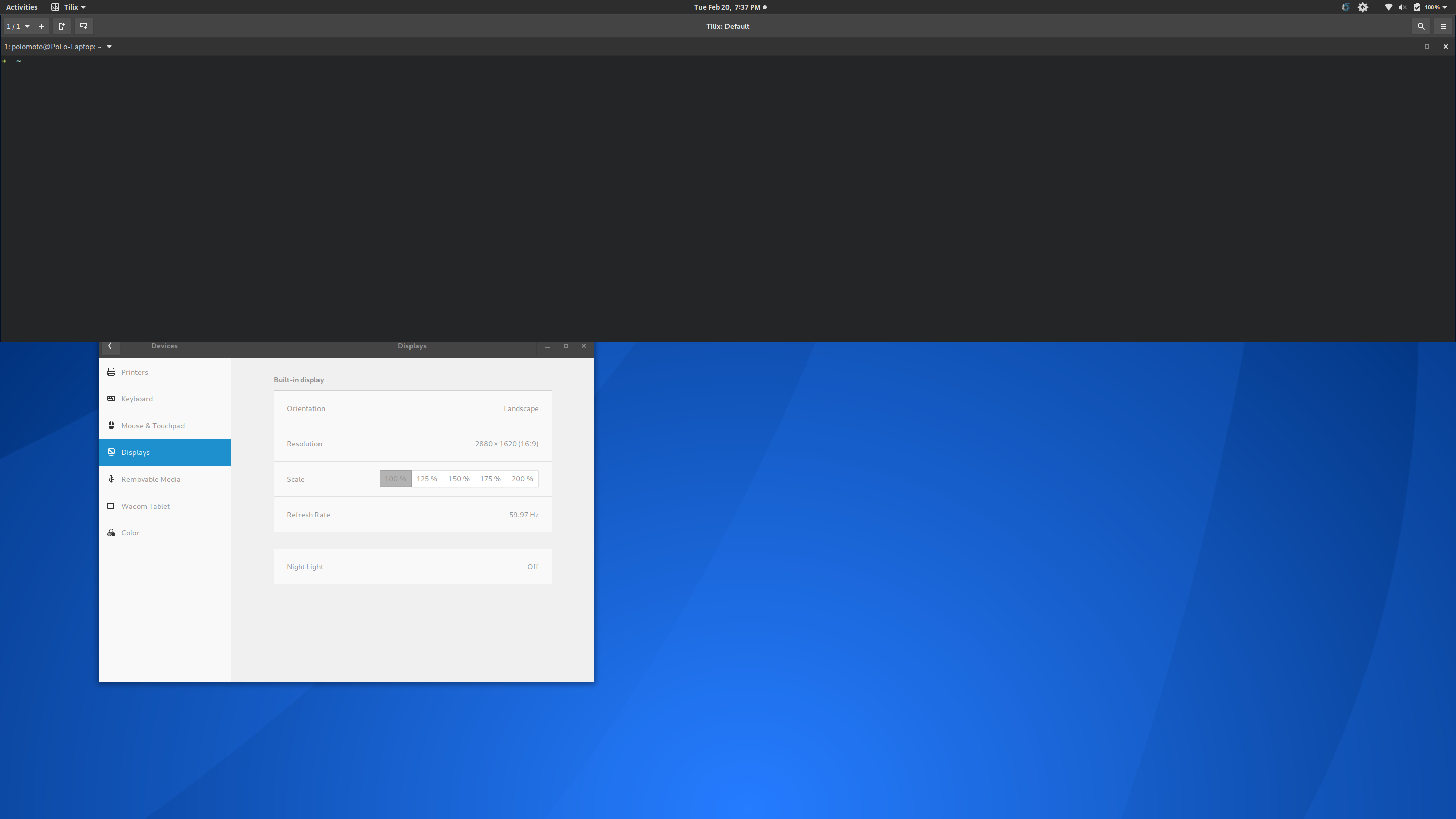 Wrong Size Quake Terminal with Wayland Scaling · Issue #1312 · gnunn1 ...