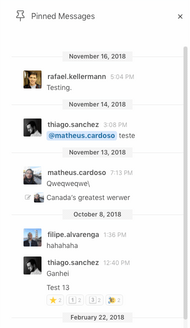 Unpin messages can cause wrong UI to be displayed on the list of pinned ...