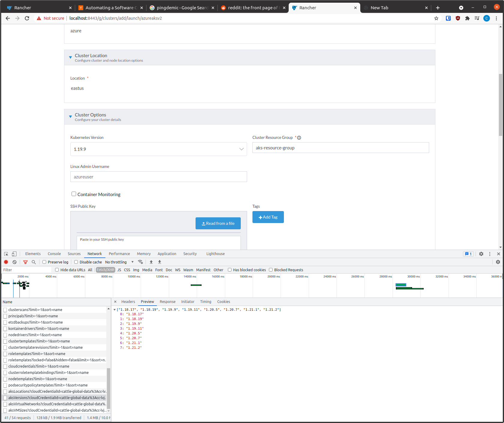 Rancher 26 Updatingupgrading Aks Cluster · Issue 34161 · Rancherrancher · Github 